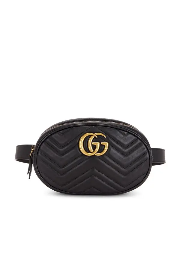 Gucci Gg Marmont Belt Bag - Black