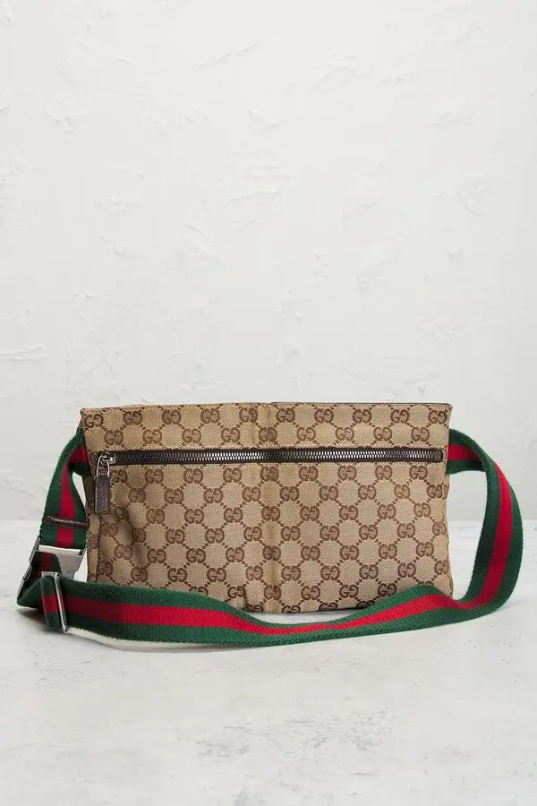 Gucci Vintage Double Pocket Belt Bag