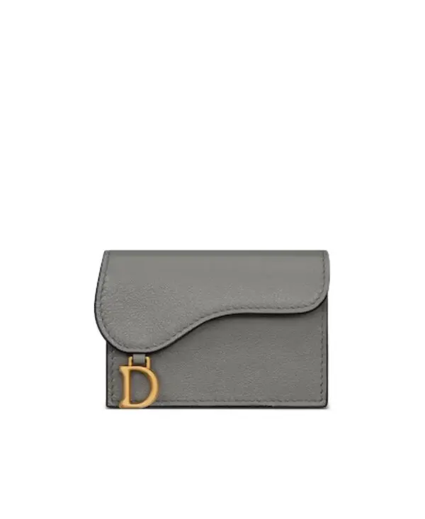 Dior Saddle Flap Card Holder
