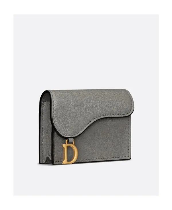 Dior Saddle Flap Card Holder