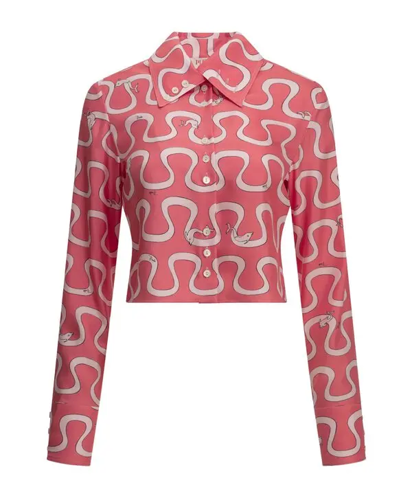 Emilio Pucci Long-sleeved Shirt - Red