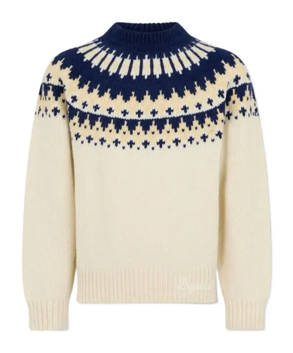 Dsquared2 Hybrid Chevron Jacquard Pullover - Multicolor