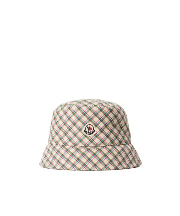 Moncler Colorful Checkered Bucket Hat - Multicolor