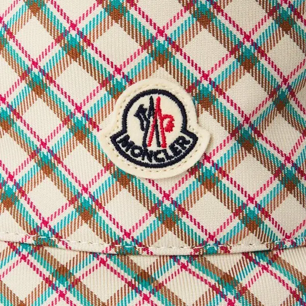 Moncler Colorful Checkered Bucket Hat