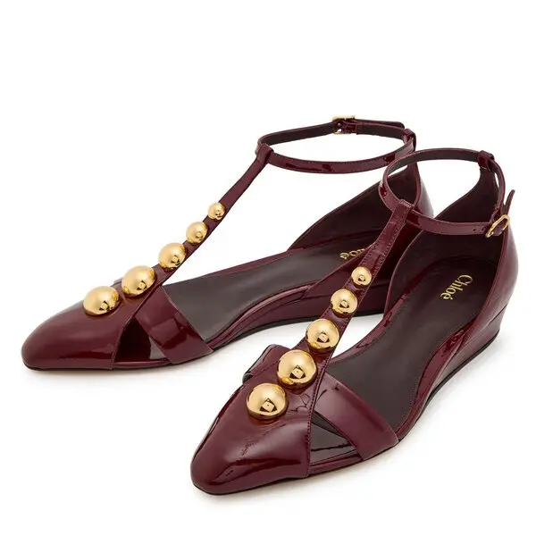 Chloé Patent Heeled Sandals