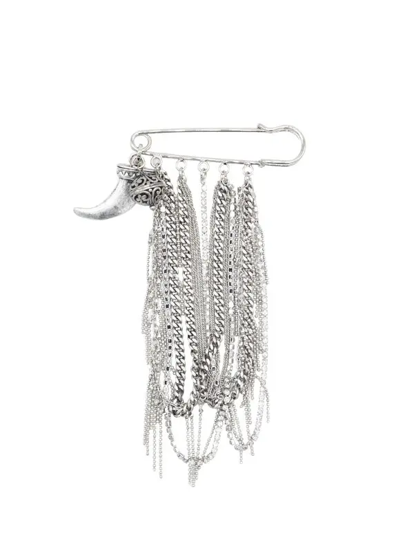 SITA NEVADO Cuerno Brooch - Silver