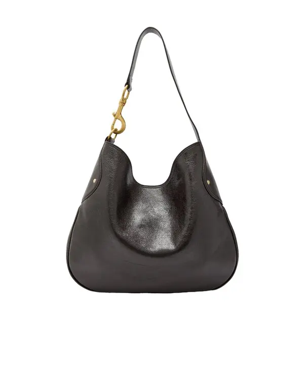 Mulberry Glossy Casual Shoulder Bag - Black