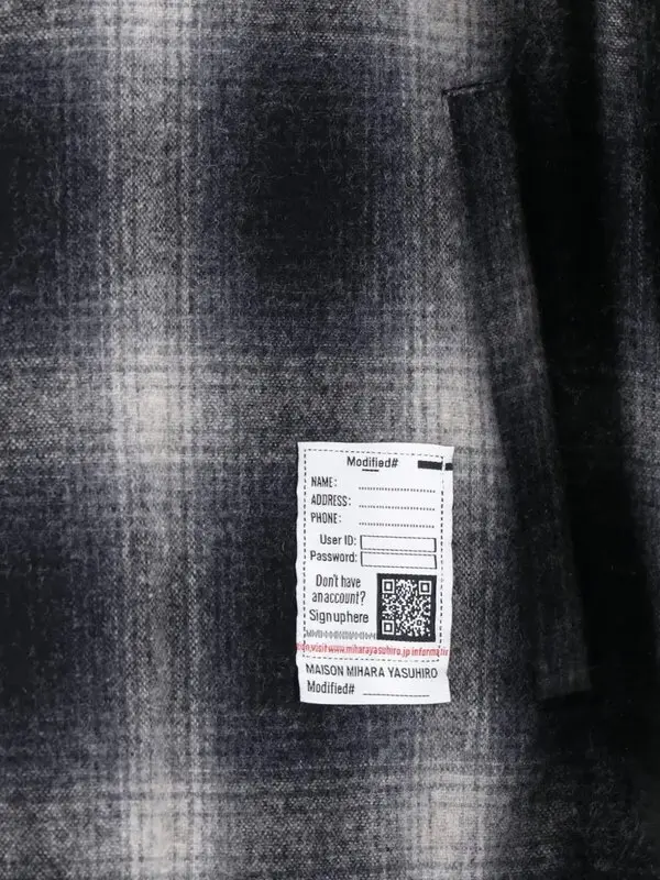 Mihara Yasuhiro Checked Shirt