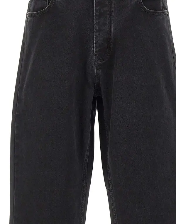 Off-White Half Arrow Straight-leg Jeans - Black