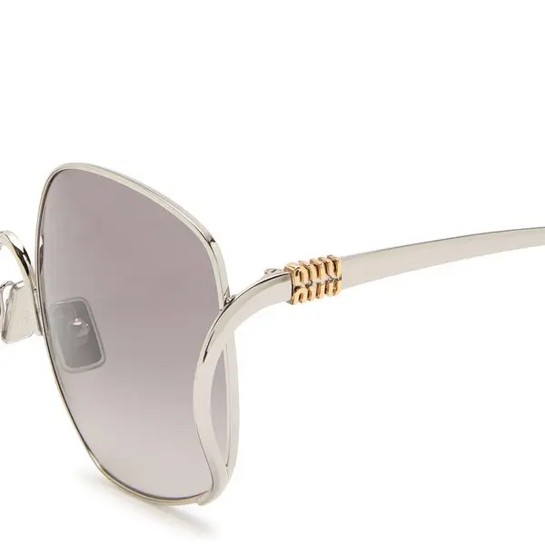 Miu Miu Metal Large-frame Sunglasses