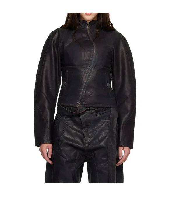 Ottolinger Stand-up Collar Denim Jacket