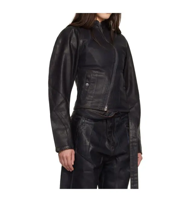 Ottolinger Stand-up Collar Denim Jacket