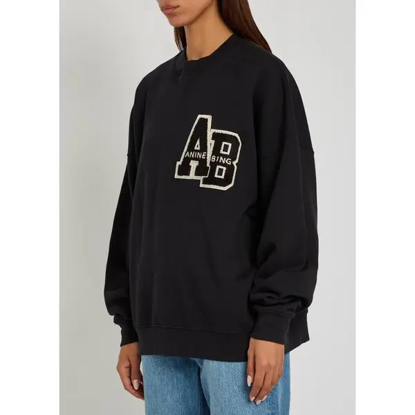 ANINE BING Simple Cotton Sweatshirt