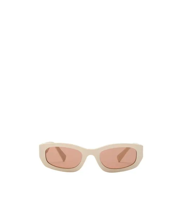Miu Miu Lightweight Flat-frame Sunglasses - Nude