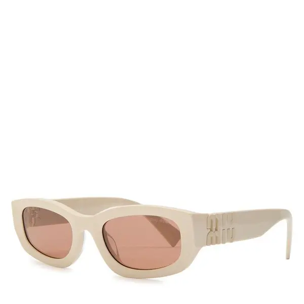 Miu Miu Lightweight Flat-frame Sunglasses