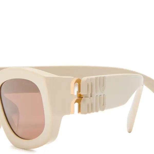 Miu Miu Lightweight Flat-frame Sunglasses