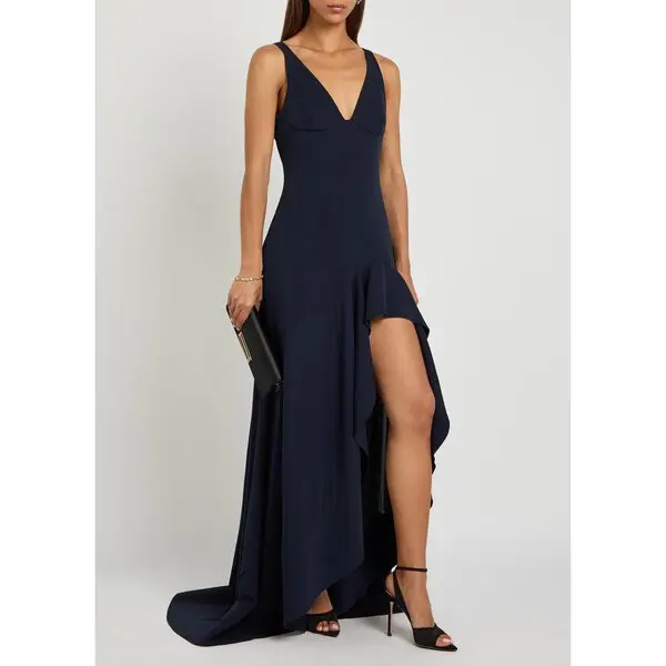 Stella McCartney Ruffled V-neck Dress
