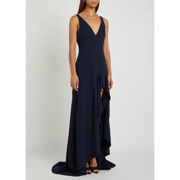 Stella McCartney Ruffled V-neck Dress