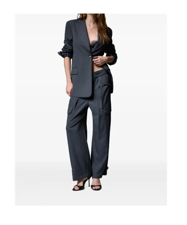 Liu Jo Flannel Cargo Pants