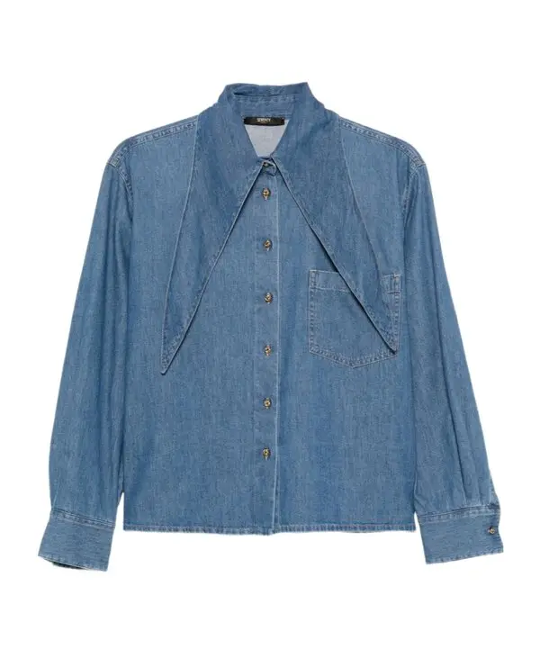 Seventy Oversized-collar Denim Shirt