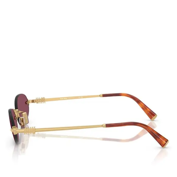 Miu Miu Metal Frameless Sunglasses