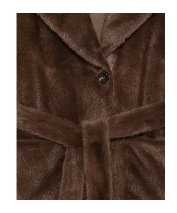 Seventy Belted Faux-fur Coat