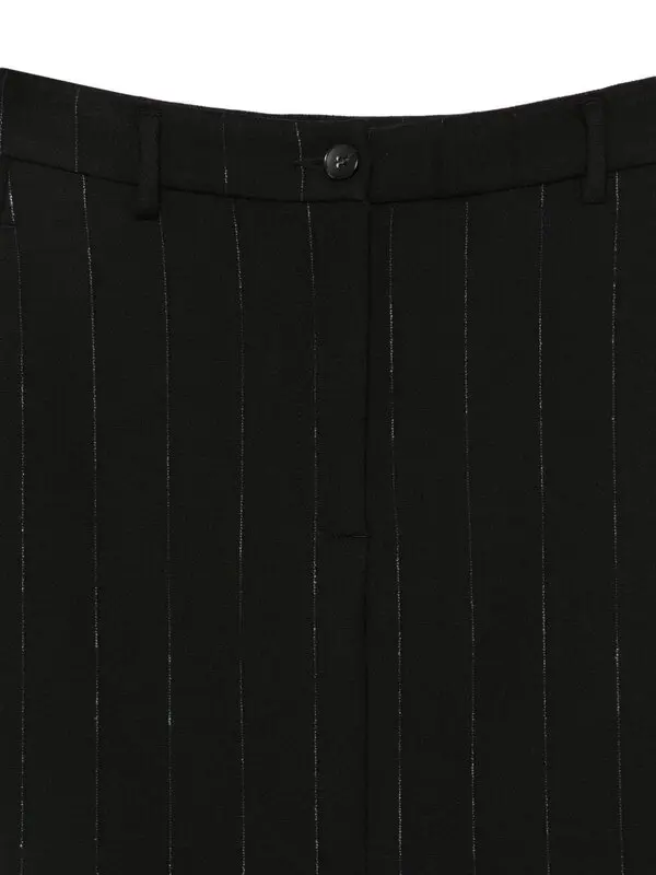 Seventy Pinstripe Front-slit Skirt