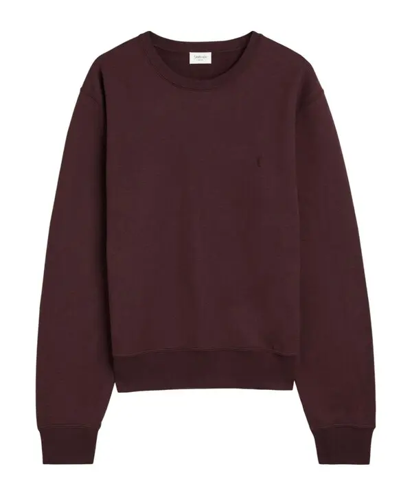 Saint Laurent Cotton Crew-neck Sweatshirt