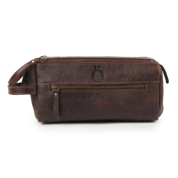 DÖTCH LEATHER Duke- Handmade Wash Bag