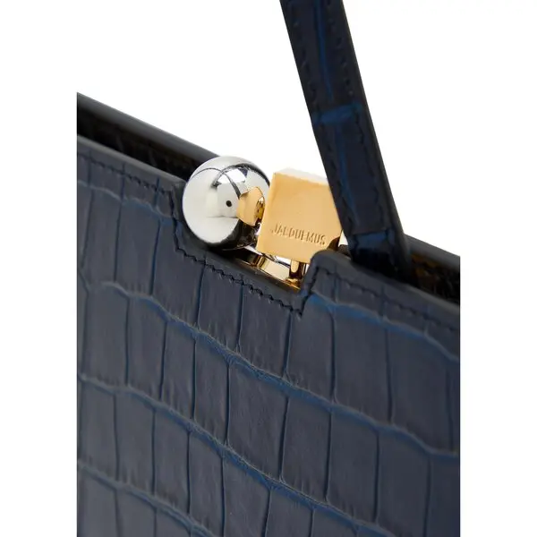 Jacquemus Croc Embossed Shoulder Bag