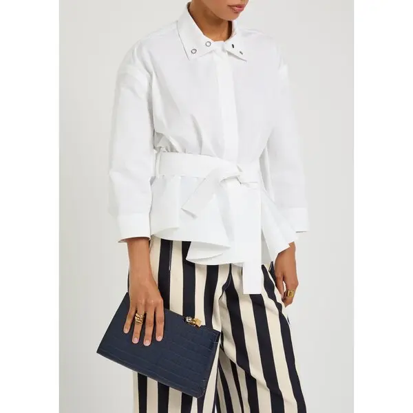 Jacquemus Croc Embossed Shoulder Bag