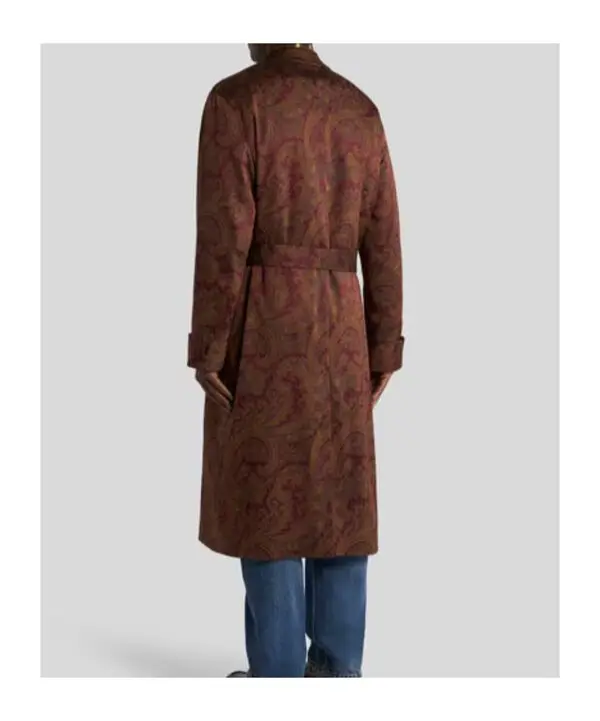 Etro Paisley Jacquard Robe Coat