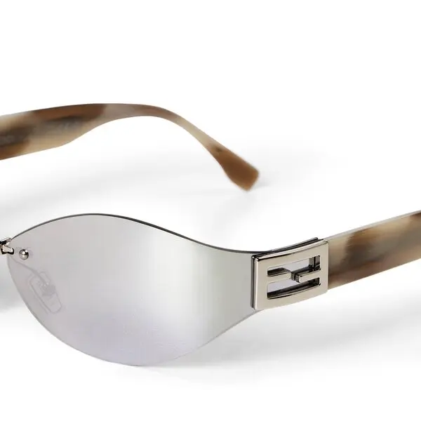 Fendi Metal Shield Sunglasses
