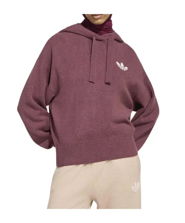 ADIDAS ORIGINALS Knitted Hooded Sweatshirt