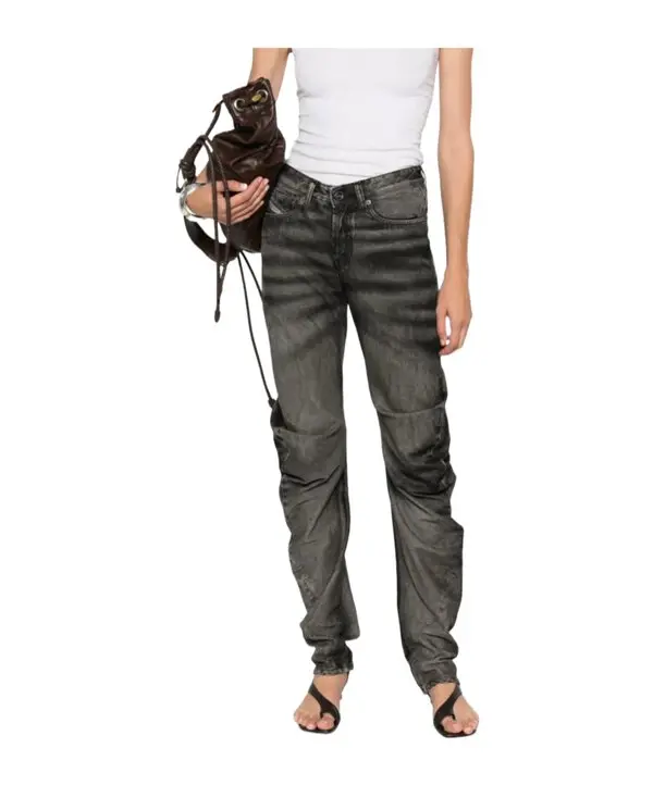 DIESEL® Faded-effect Panelled Jeans