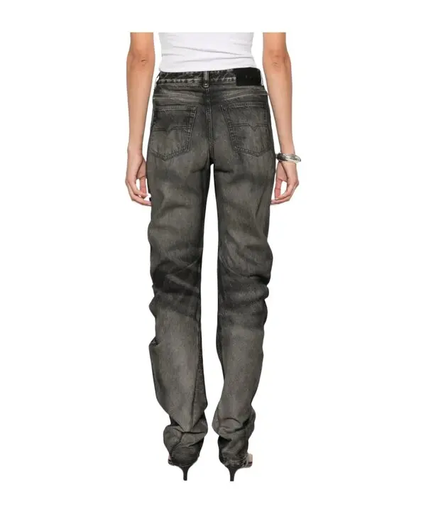 DIESEL® Faded-effect Panelled Jeans