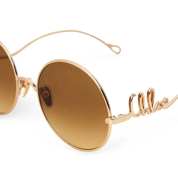 Chloé Metal Oversized Sunglasses