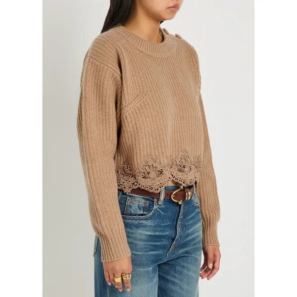 Chloé Wool And Cashmere Blended Sweater