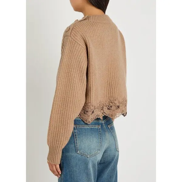 Chloé Wool And Cashmere Blended Sweater