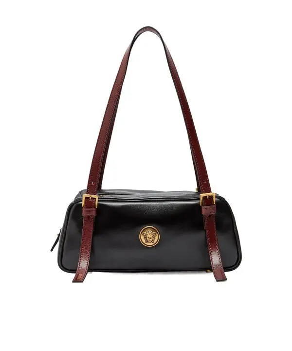 Versace Minimalist Shoulder Bag - Black