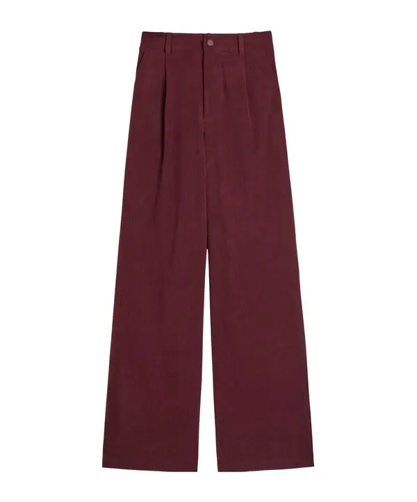 Varley Wide-leg Corduroy Trousers