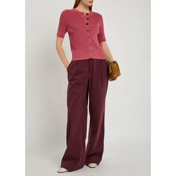 Varley Wide-leg Corduroy Trousers