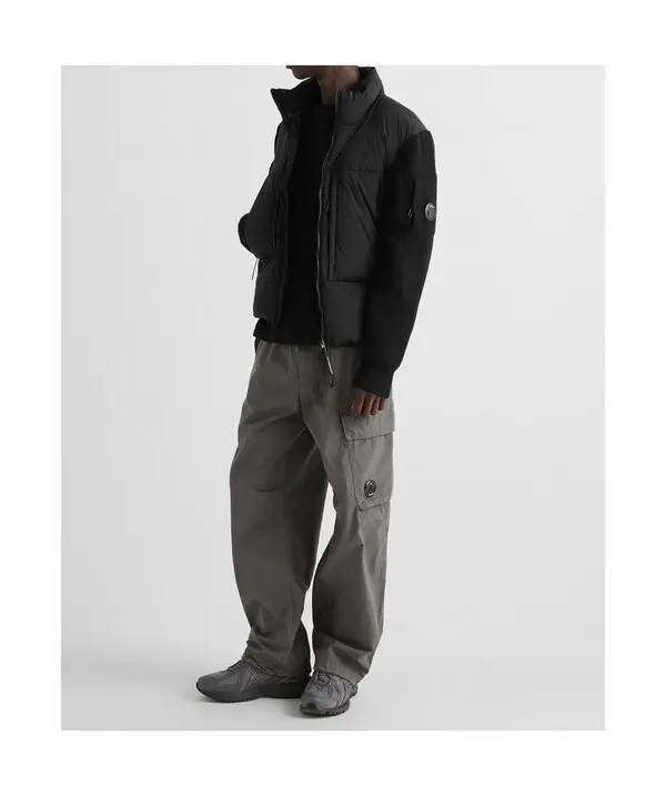 C.P. COMPANY Solid Color Long Sleeve Jacket