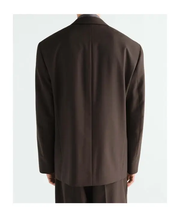LEMAIRE Double-breasted Jacket In Tropical Wool Blend
