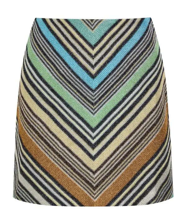Missoni Striped Fine-knit Skirt - Multicolor