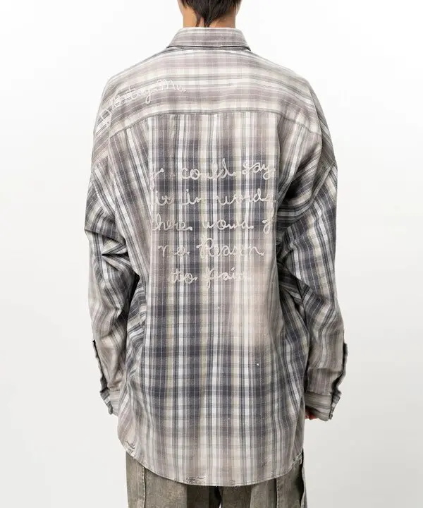 Mihara Yasuhiro Vintage-style Plaid Shirt