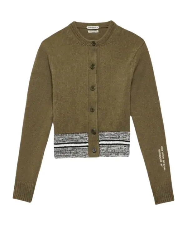 J.W.ANDERSON Long-sleeve Cardigan - Green