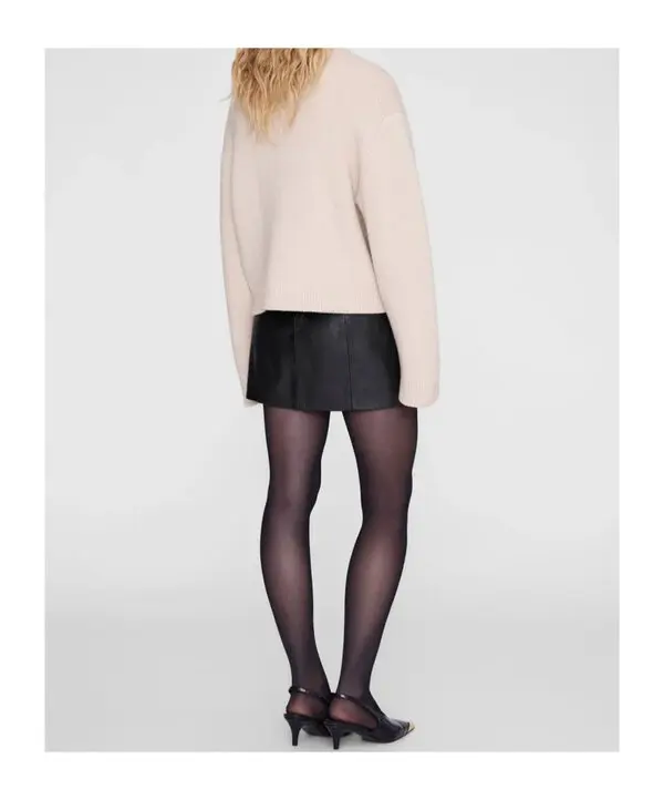 ANINE BING Seamed Mini Skirt
