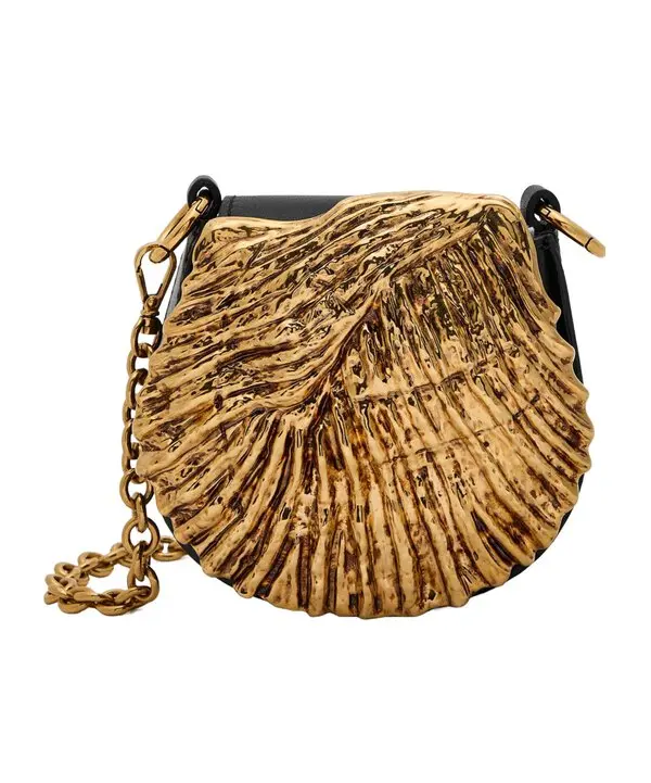Chloé Shell-shaped Crossbody Bag - Brown