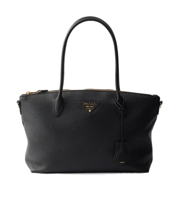 Prada Large Leather Tote Bag